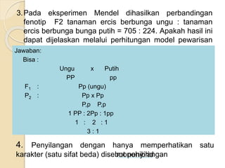 hukum mendel | PPTX