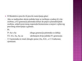 Mendelova pravila | PPTX