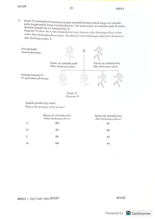 Biologi K1 Trial Sbp 2022 Pdf