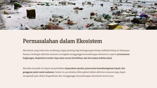 Biologi Kelas X Ipa Sma Ekosistem Pptx