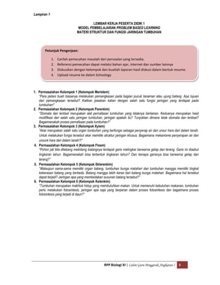 biologi kls 11 modul merdeka belajar bahan ajar | PDF