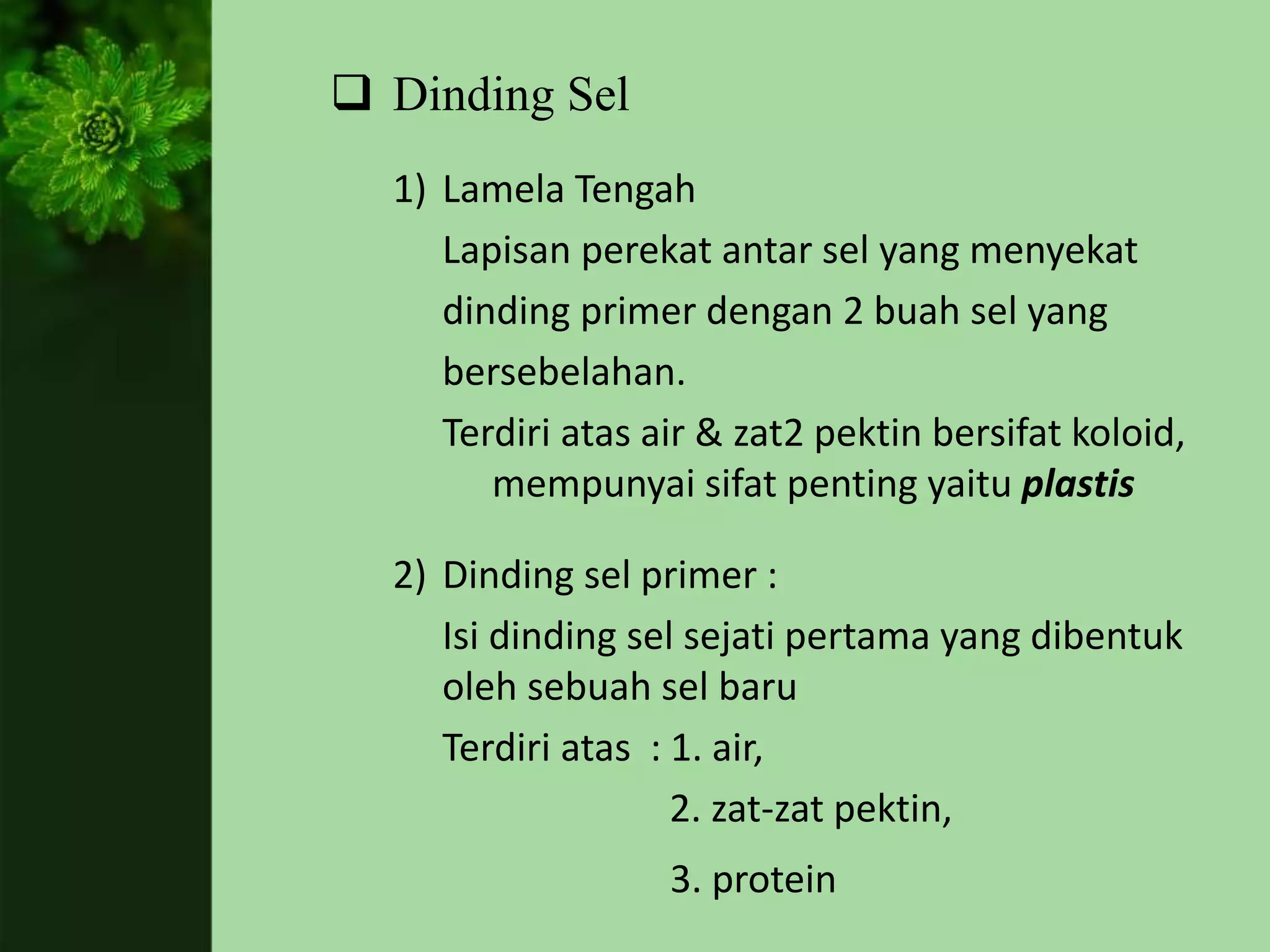 Biologi pertanian 14 sept 2017 (pendahuluan, sel, sel & jaringan daun ...