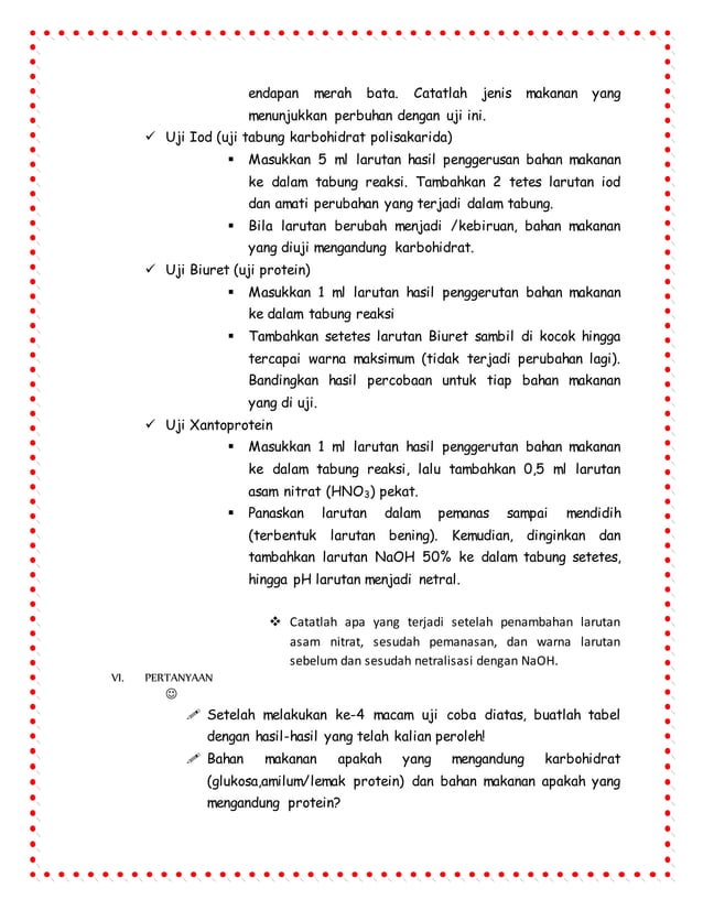 PRAKTIKUM BIOLOGI KELAS XI IPA | DOCX