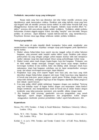 Biologi rayap | DOCX