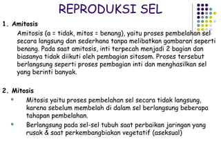 Biologi sel | PPT