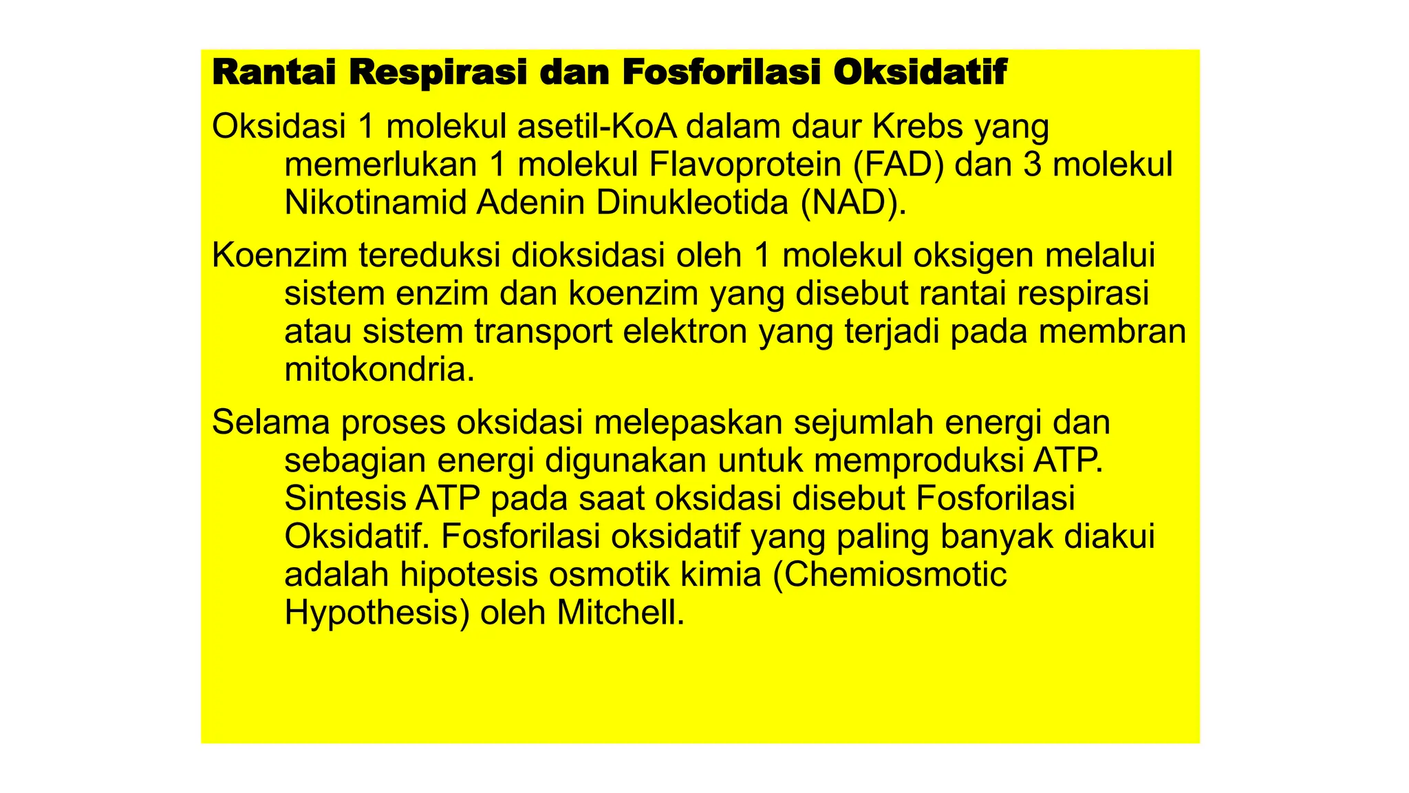 Biologi sel Pertemuan ke 10 power point biokimia | PPTX