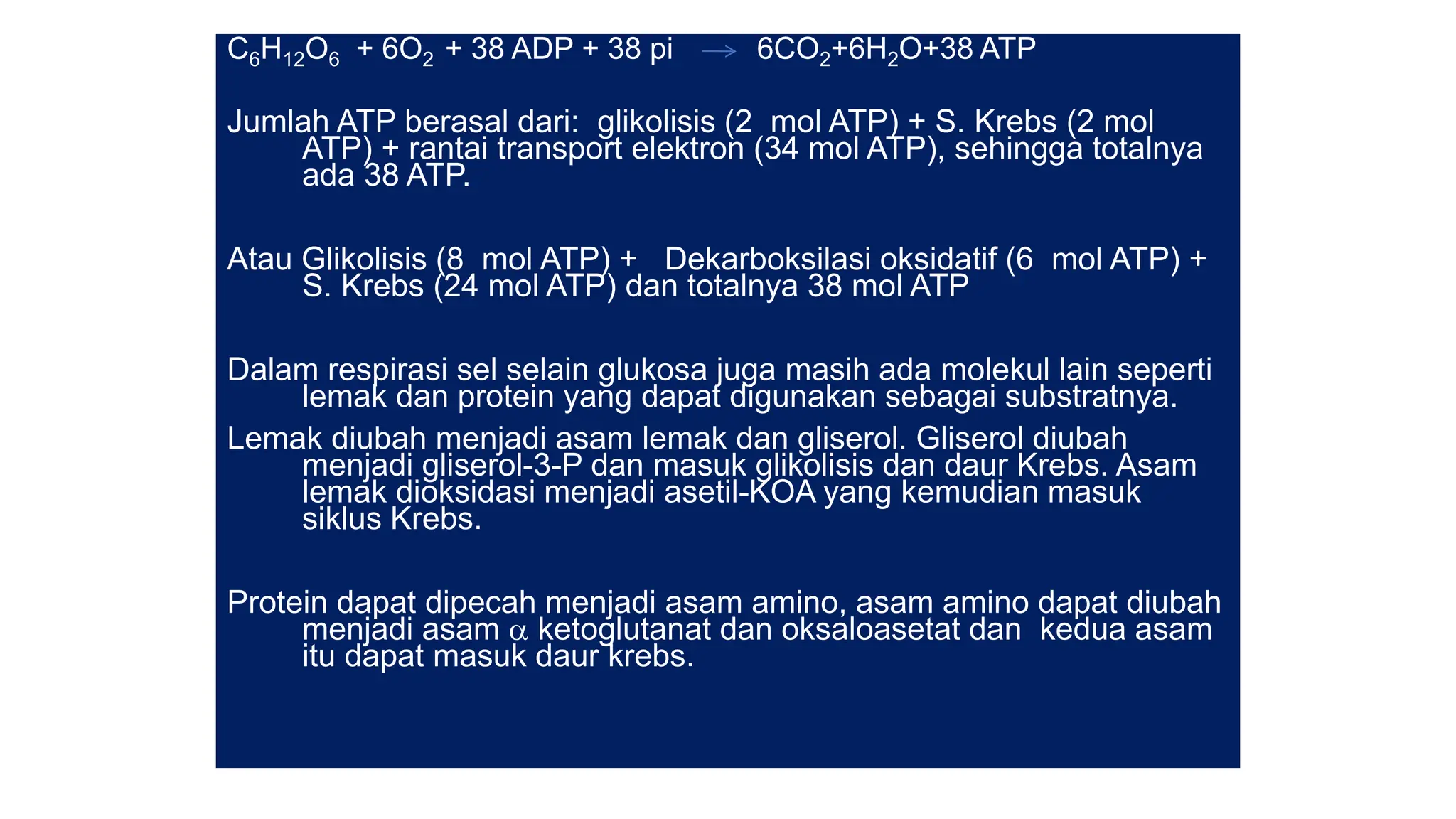 Biologi sel Pertemuan ke 10 power point biokimia | PPTX