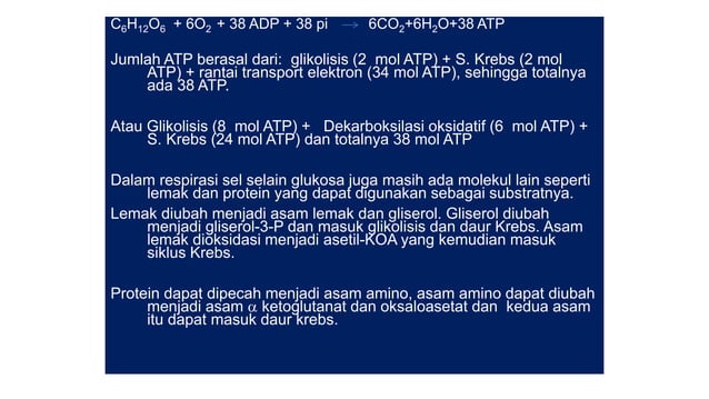 Biologi sel Pertemuan ke 10 power point biokimia | PPTX