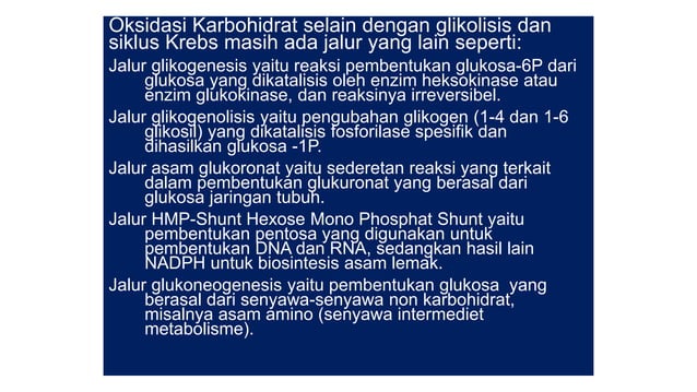 Biologi sel Pertemuan ke 10 power point biokimia | PPTX