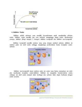 KERJA ENZIM KATALASE | PDF