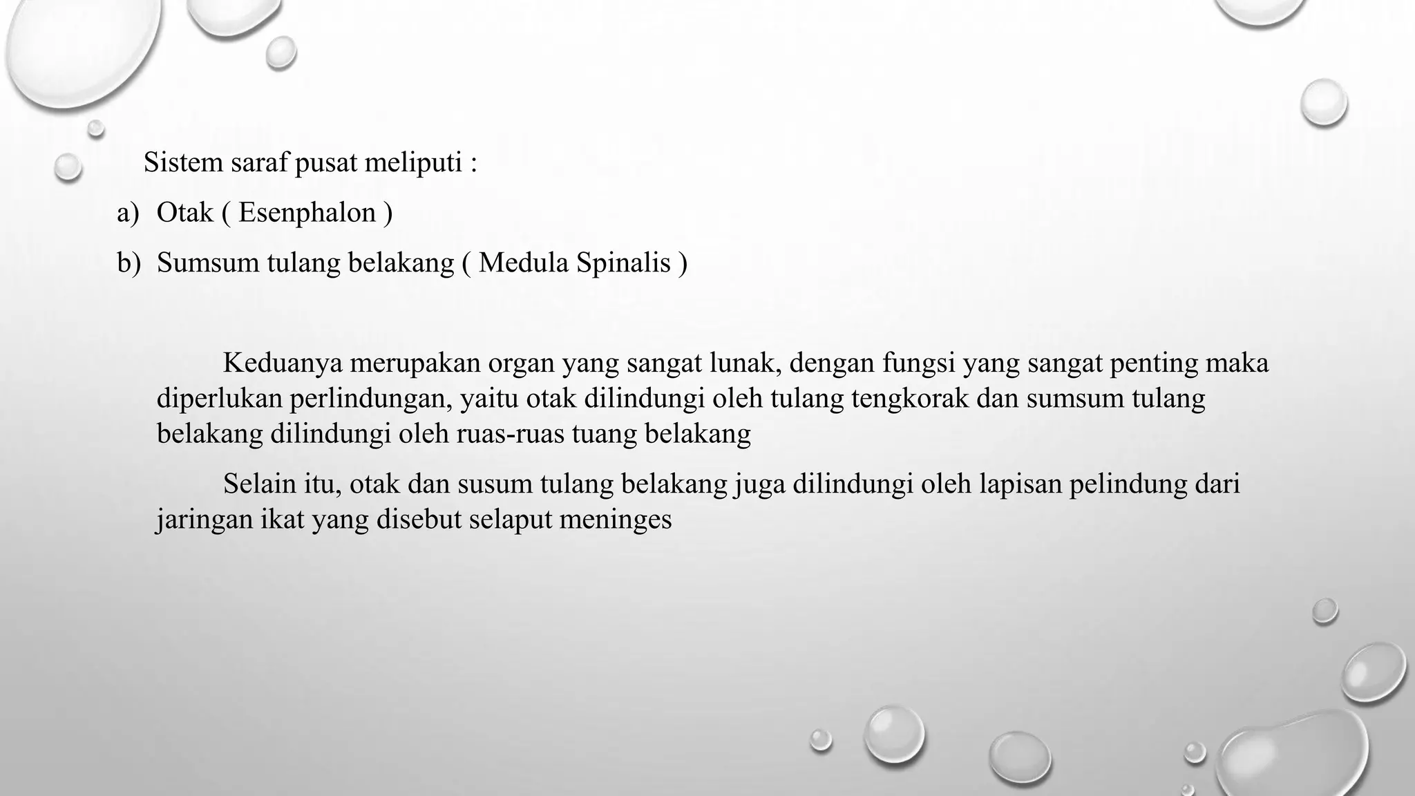Biologi Sistem Saraf Pusat Ppt