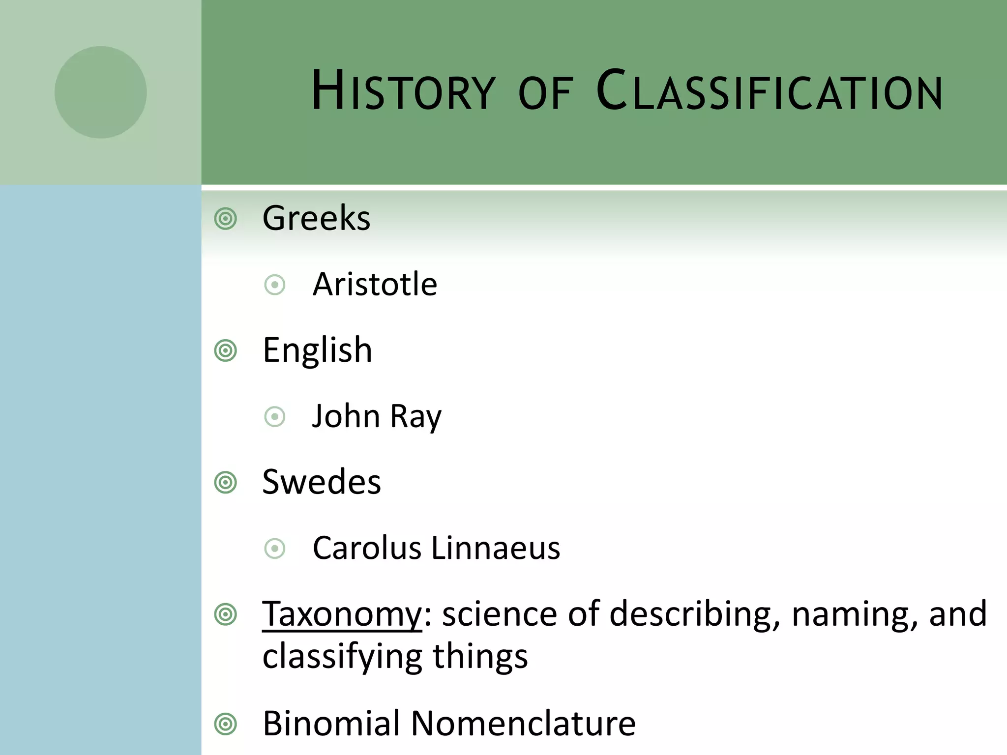 Biologists Use Seven Levels Of Classification | PPTX