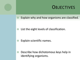 Biologists Use Seven Levels Of Classification | PPTX