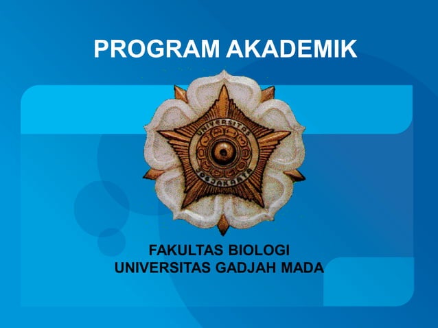Biologi ugm 2010 | PPT