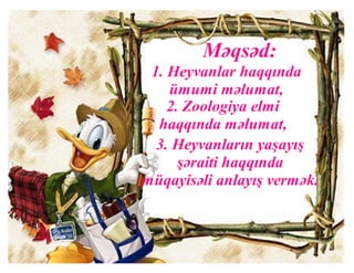 Heyvanlar aləmi | PPT