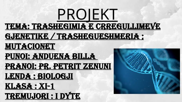 Biologji dt trem2 11¹.pptxtttttttttttttt | PPTX