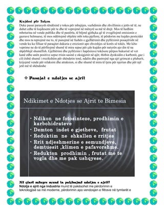 Ndotja e mjedisit dhe ndikimi i saj në biodiversitet | DOCX