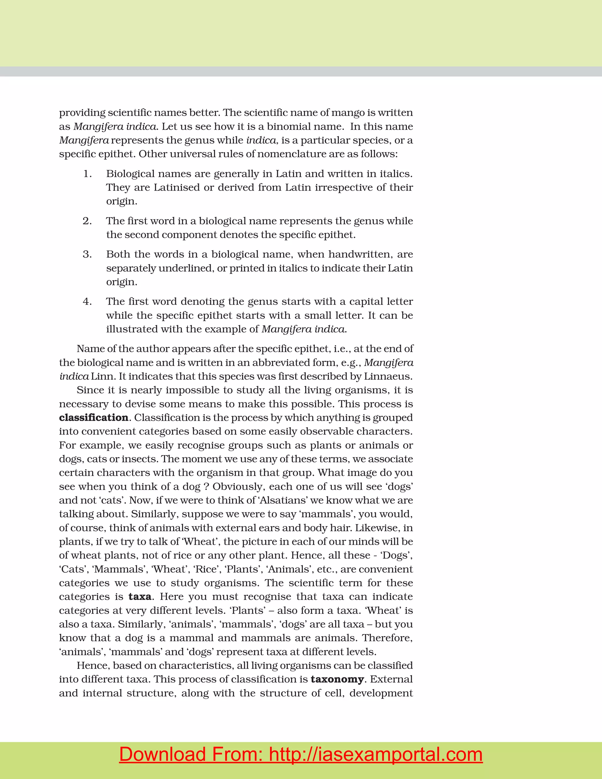 Biology 11th-ncert | PDF