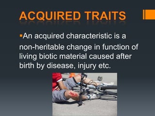 Acquired and Inherited Traits | PPTX