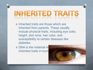 Acquired and Inherited Traits | PPTX