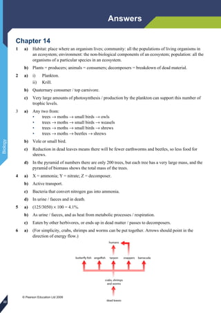 Biology Textbook answers | PDF