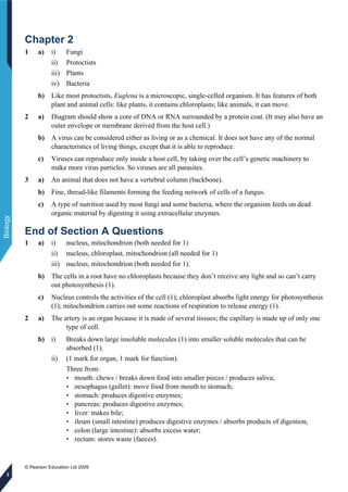 Biology Textbook answers | PDF