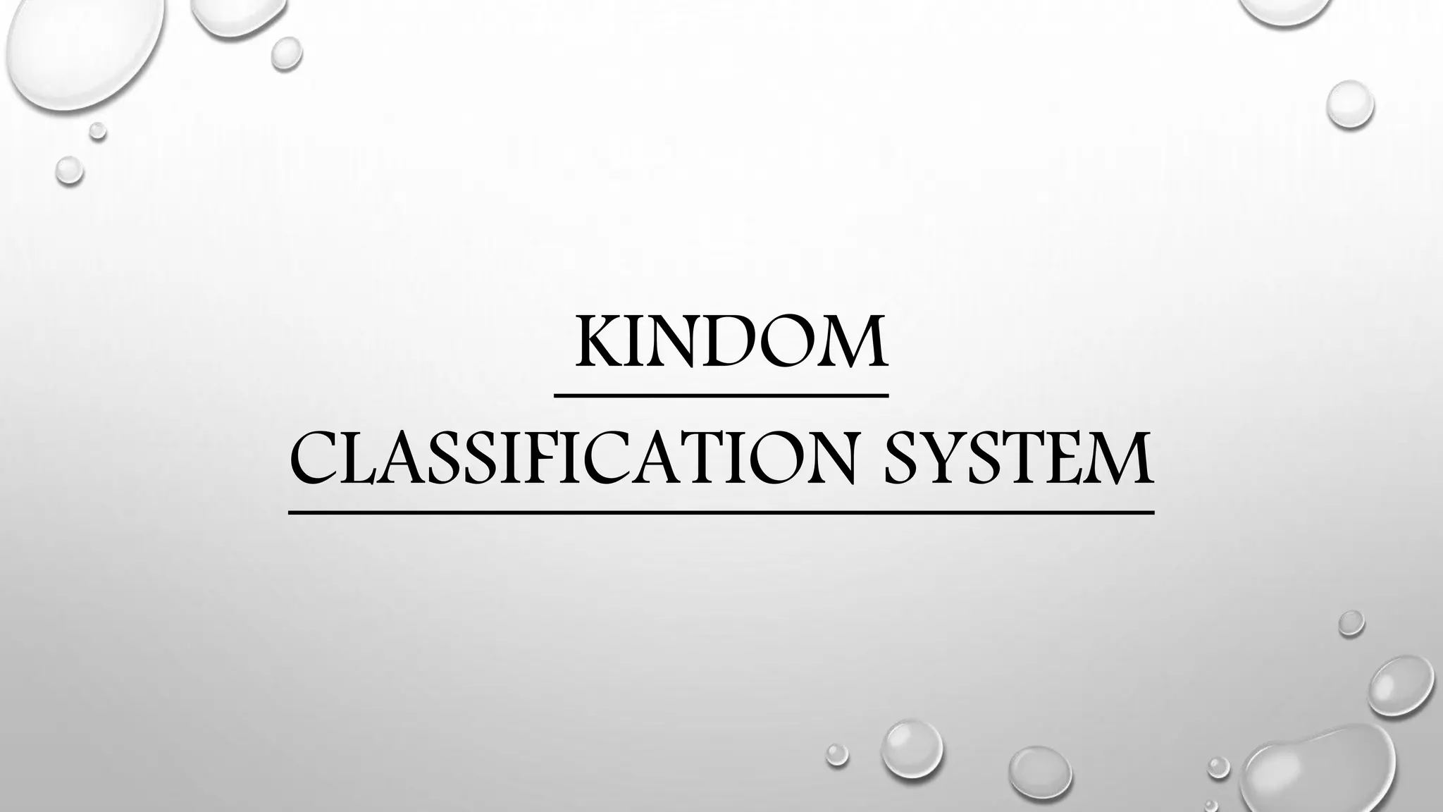Five kingdom Classification system | PPT