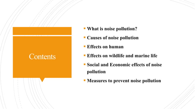 Noise Pollution | PPT