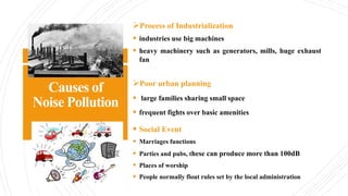 Noise Pollution | PPTX