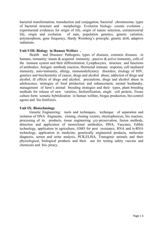 The word biology is derived from the greek words /bios/ meaning /life ...