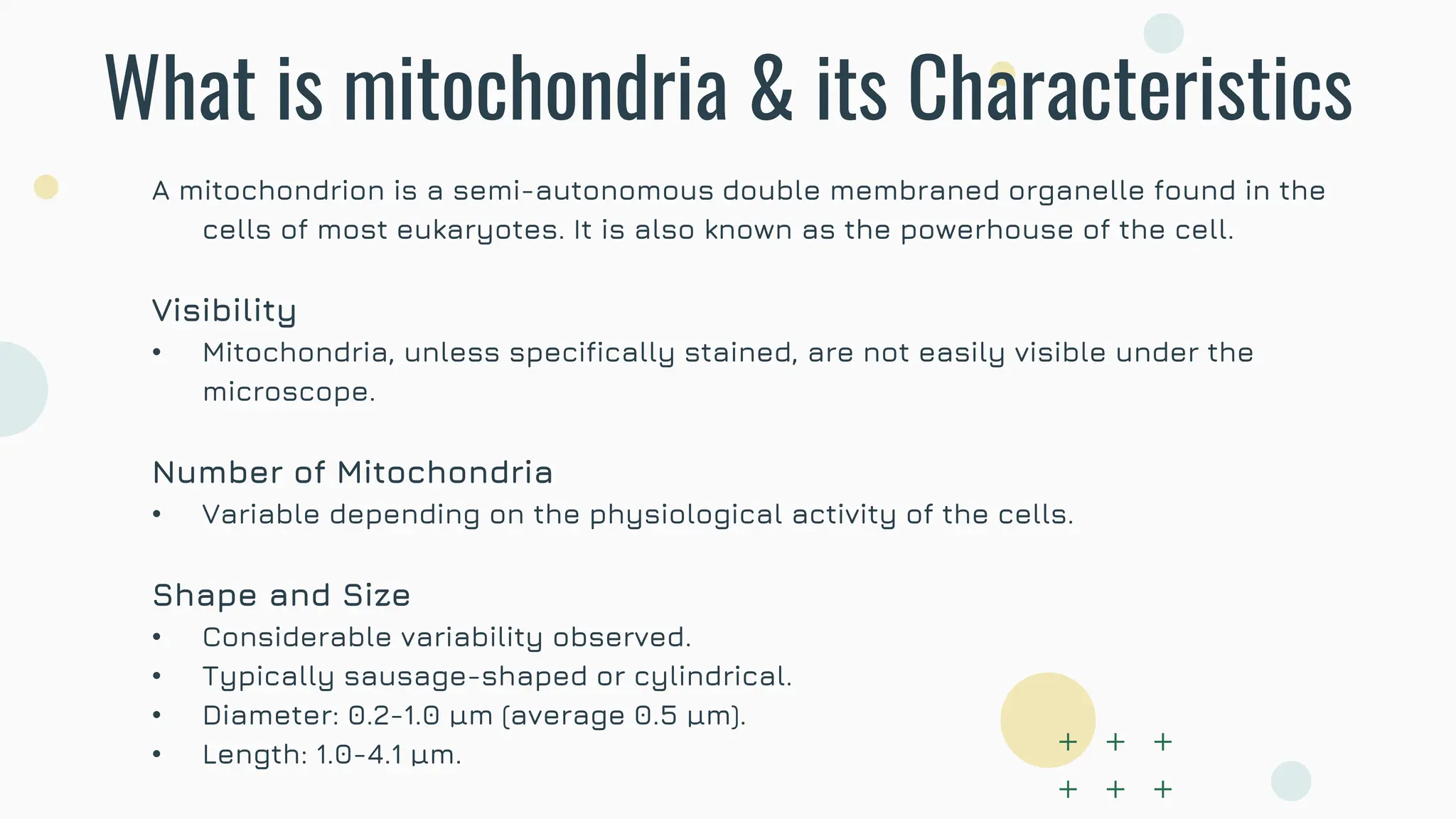 Biology - Cell-The Unit of Life (Mitochondria & Plastids) PPT Groupwork ...