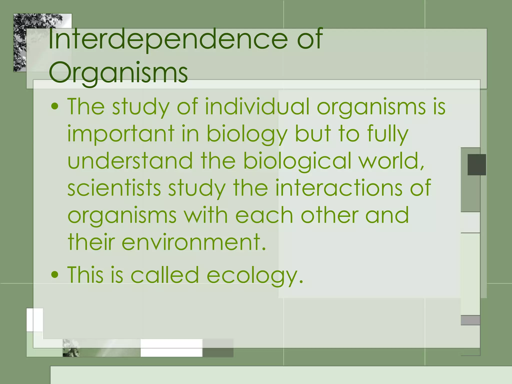 Biology Chapter 1 | PPT