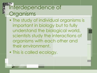Biology Chapter 1 | PPT