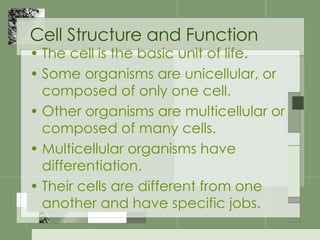 Biology Chapter 1 | PPT