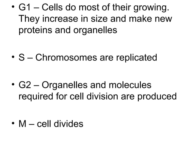 Biology - Chp 10 - Cell Growth And Reproduction - PowerPoint | PPT