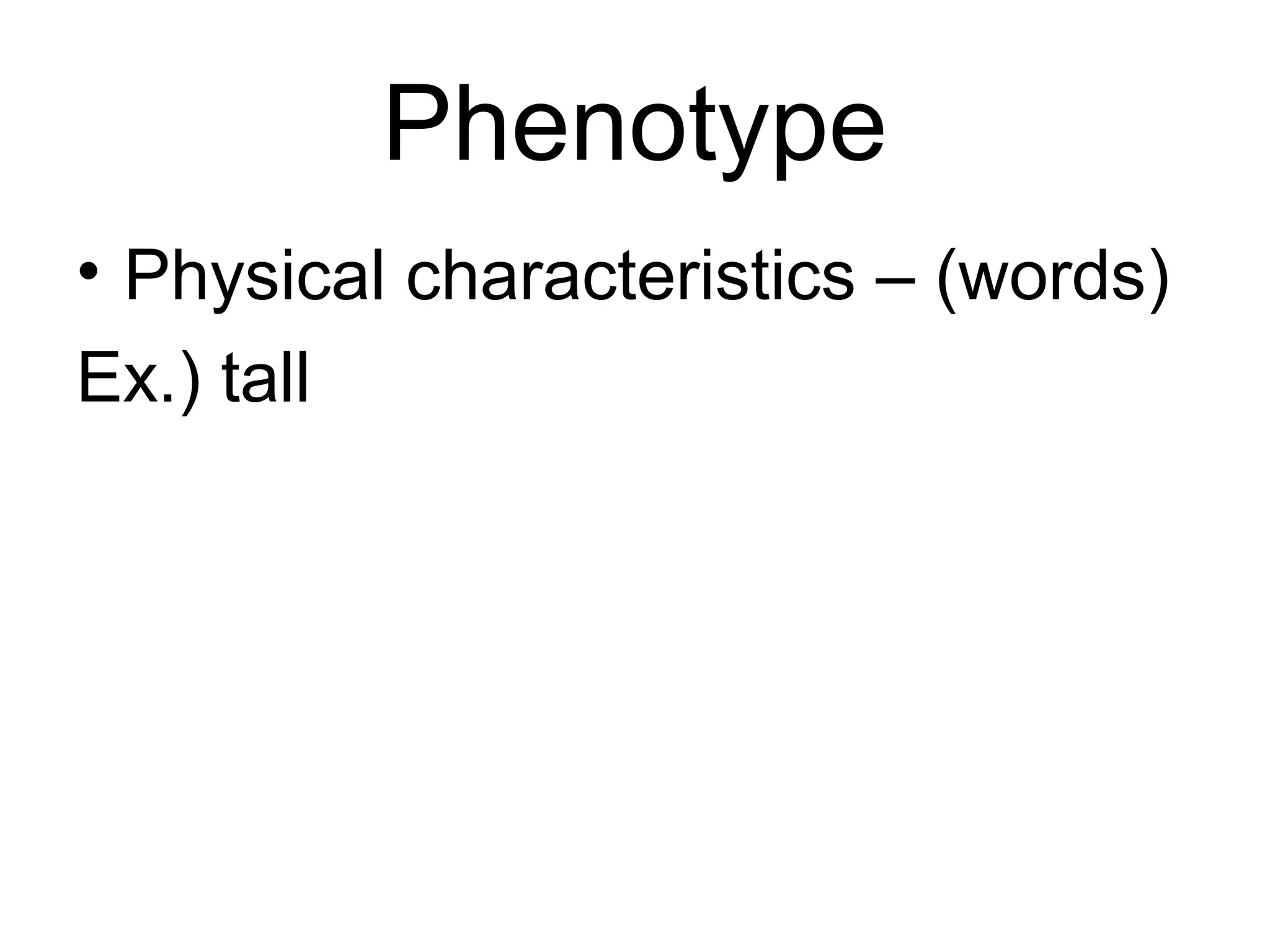 Biology - Chp 11 - Introduction To Genetics - PowerPoint | PPT
