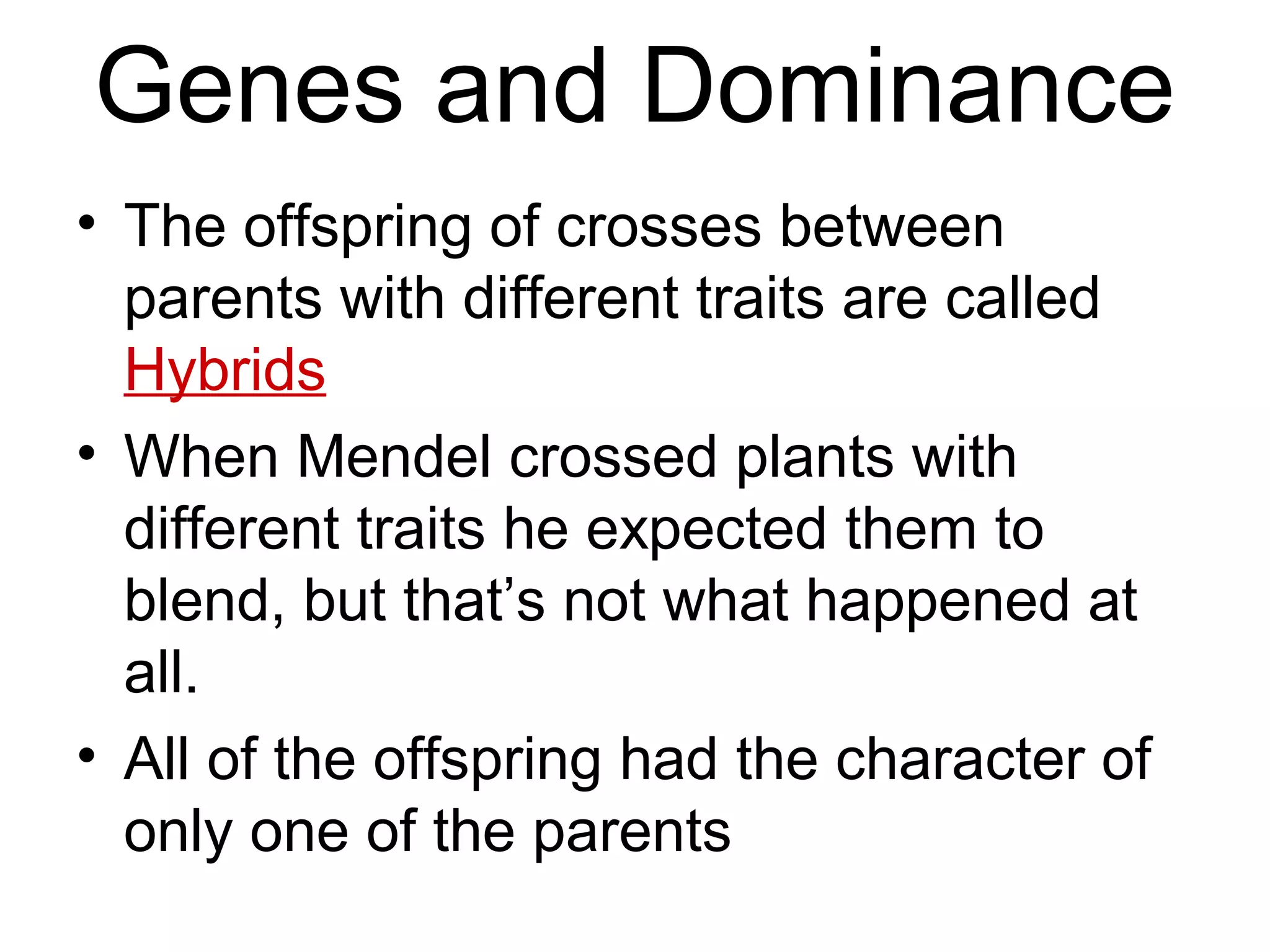 Biology - Chp 11 - Introduction To Genetics - PowerPoint | PPT