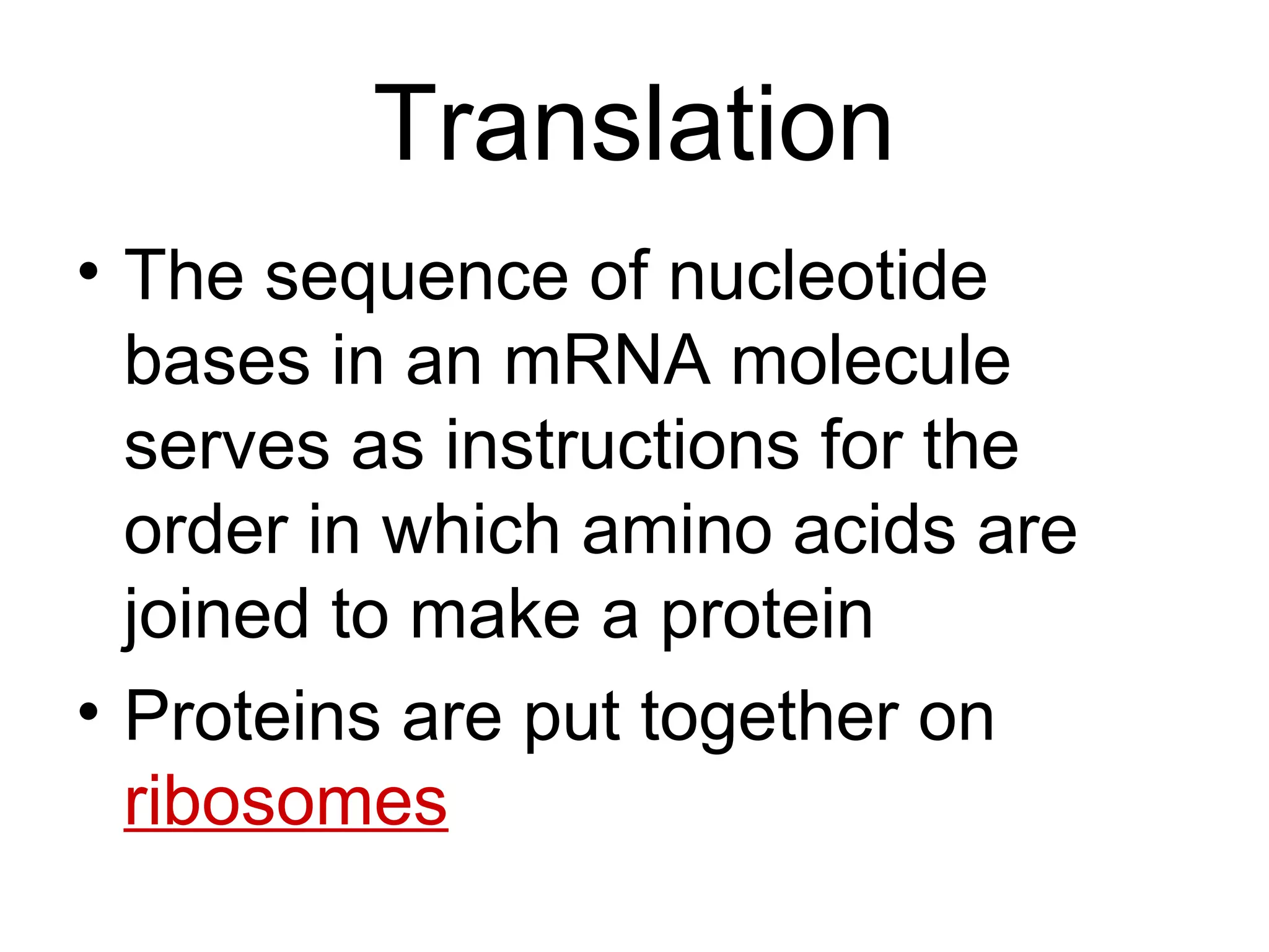 Biology - Chp 12 - DNA & RNA - PowerPoint | PPT
