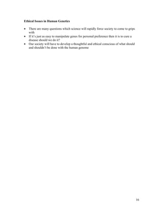 Biology - Chp14 - Human Heredity - Notes | DOC