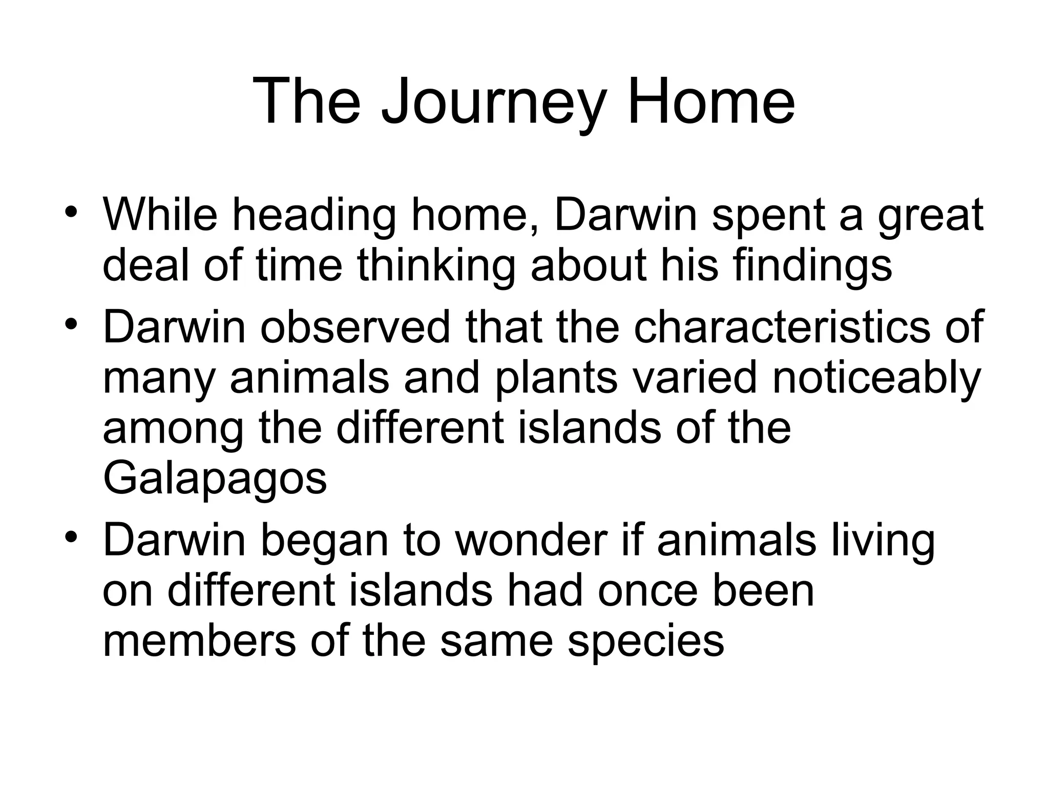 Biology - Chp 15 - Darwins Theory Of Evolution - PowerPoint | PPT