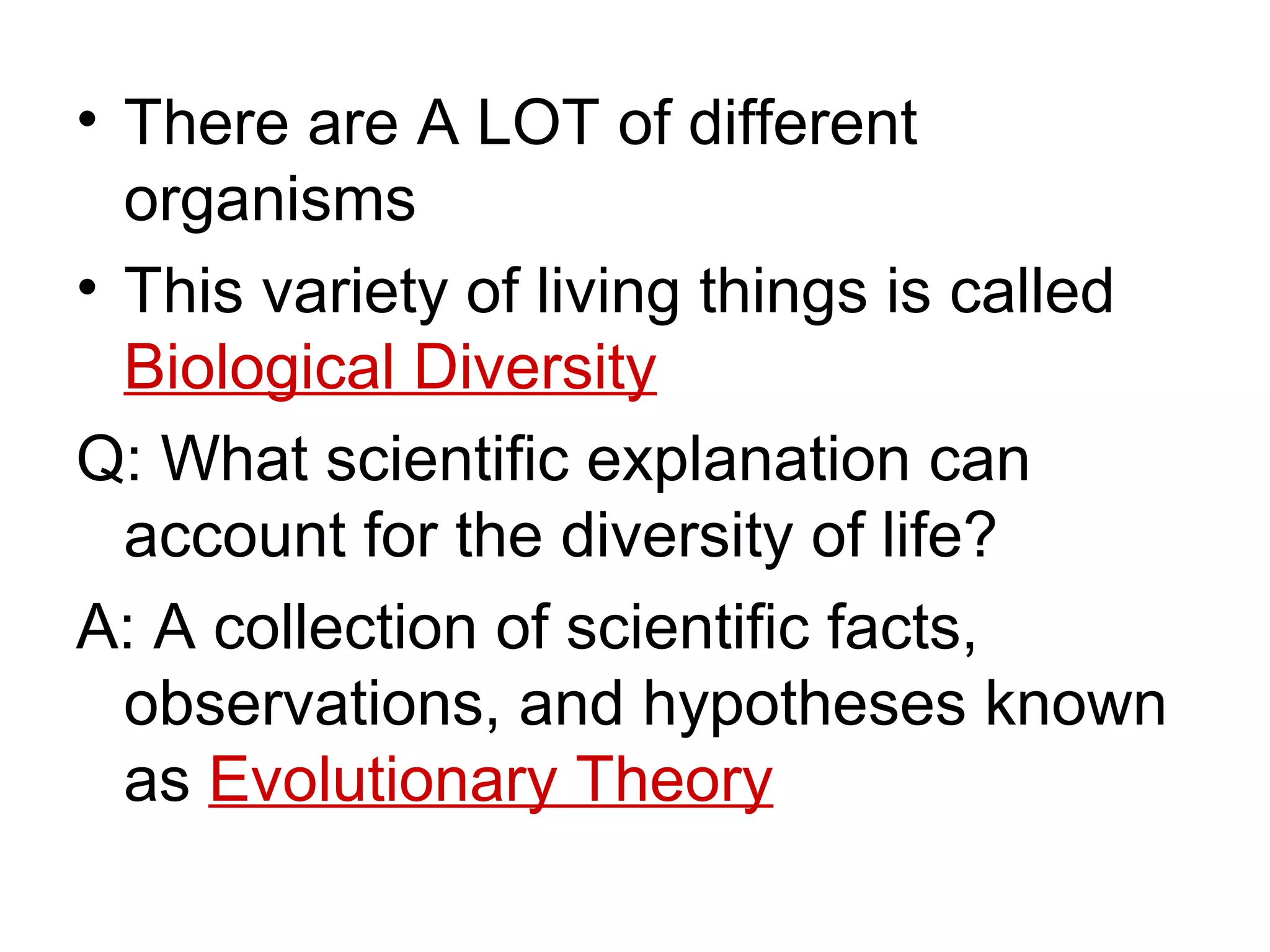 Biology - Chp 15 - Darwins Theory Of Evolution - PowerPoint | PPT