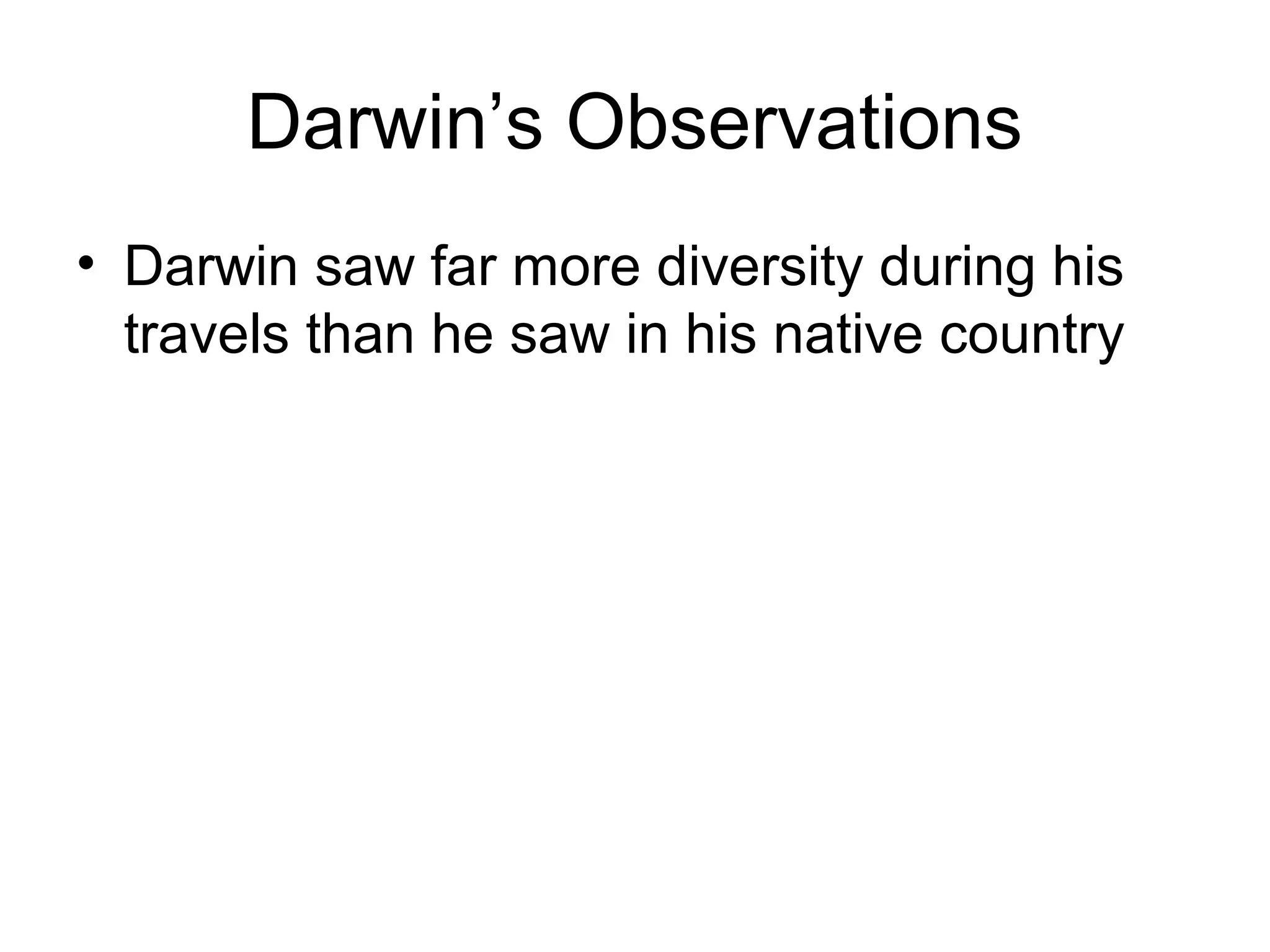 Biology - Chp 15 - Darwins Theory Of Evolution - PowerPoint | PPT