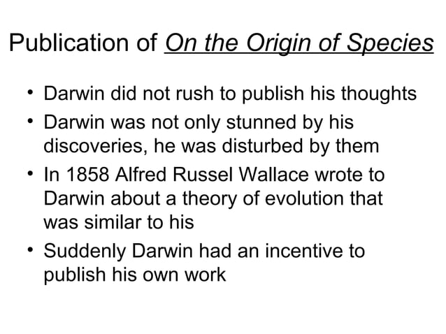 Biology - Chp 15 - Darwins Theory Of Evolution - PowerPoint | PPT