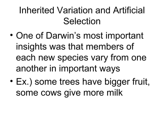 Biology - Chp 15 - Darwins Theory Of Evolution - PowerPoint | PPT