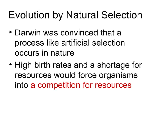 Biology - Chp 15 - Darwins Theory Of Evolution - PowerPoint | PPT