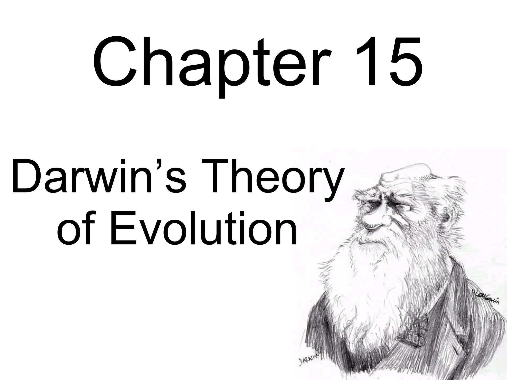 Biology - Chp 15 - Darwins Theory Of Evolution - PowerPoint | PPT