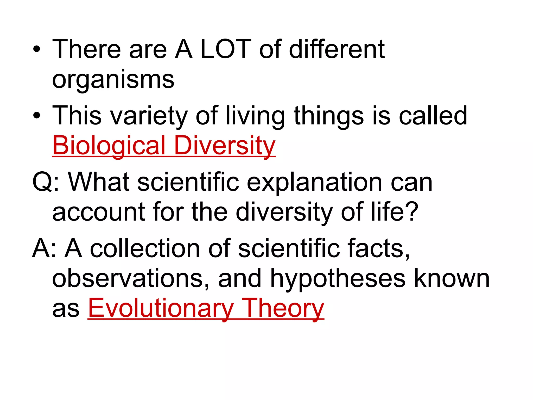 Biology - Chp 15 - Darwins Theory Of Evolution - PowerPoint | PPT
