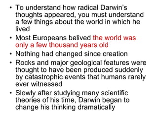 Biology - Chp 15 - Darwins Theory Of Evolution - PowerPoint | PPT