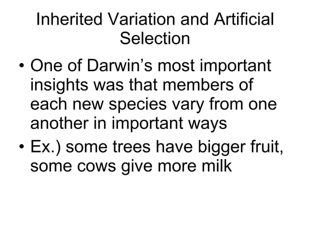 Biology - Chp 15 - Darwins Theory Of Evolution - PowerPoint | PPT