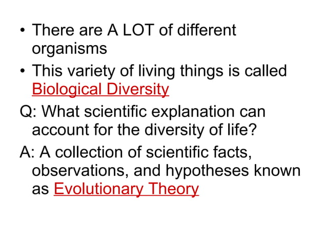 Biology - Chp 15 - Darwins Theory Of Evolution - PowerPoint | PPT